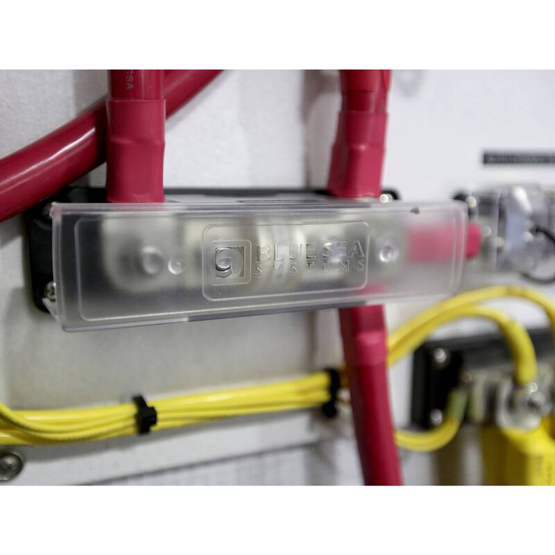 BLUE SEA SYSTEMS Class T Fuse Block with Insulating Cover, 225 to 400A ...