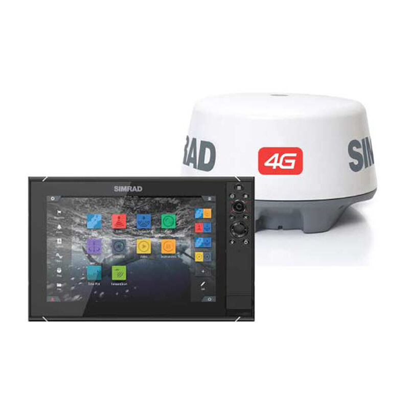 SIMRAD NSS12 evo3 Multifunction Display and Broadband 4G Radar Package ...