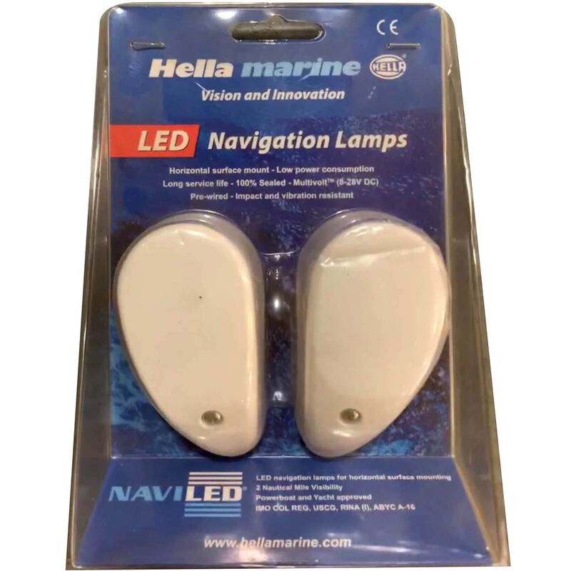HELLA MARINE 2NM NaviLED Deck Mount Navigation Lights | West Marine