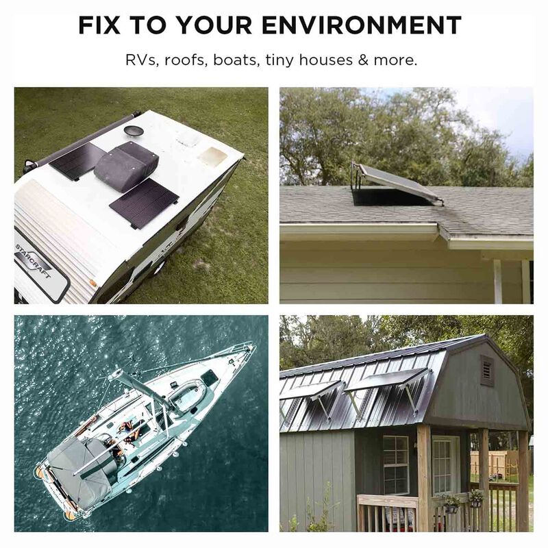 ECOFLOW 400W Rigid Solar Panel (IP68, two in one) | West Marine