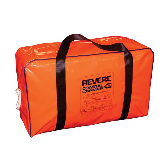 REVERE SURVIVAL Coastal Commander 2.0 Life Raft 6-Person Valise