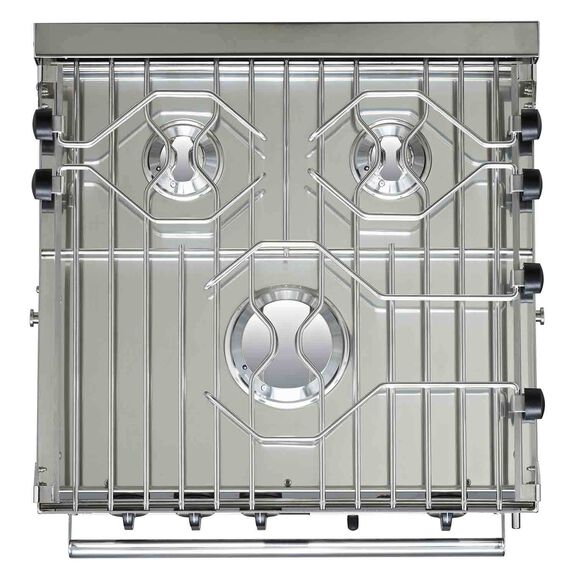 FORCE 10 Three-Burner American Compact Gimbaled Propane Range