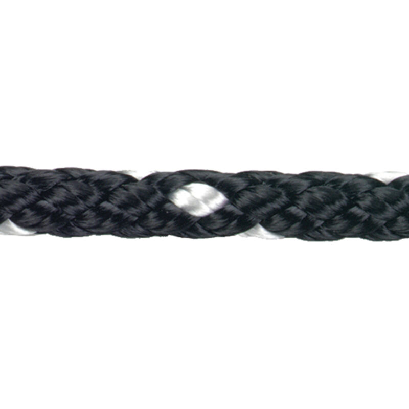 NEW ENGLAND ROPES 2mm Mini-V Vectran Braid, Black | West Marine