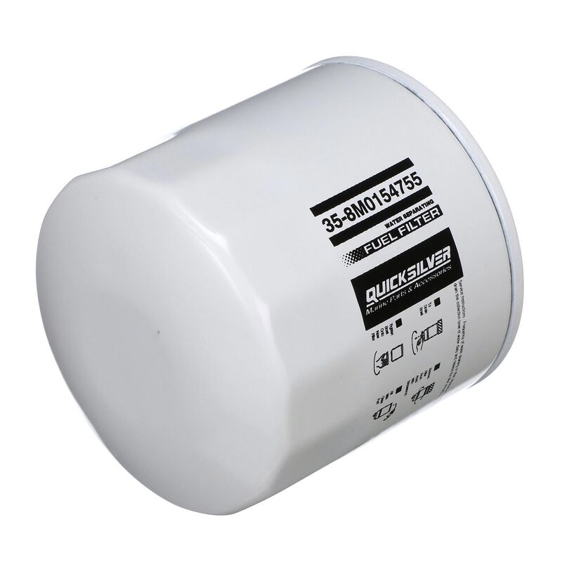 QUICKSILVER 8M0154755 Water Separating Fuel Filter for Various Marine ...