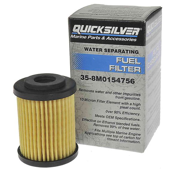 Quicksilver 8M0154756 Inline Fuel Filter – Yamaha/Suzuki
