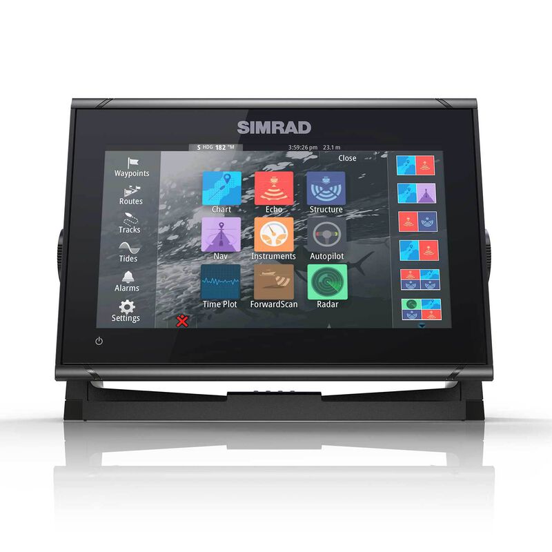 SIMRAD GO9 XSE Fishfinder/Chartplotter Combo with Active Imaging 3-in-1 ...