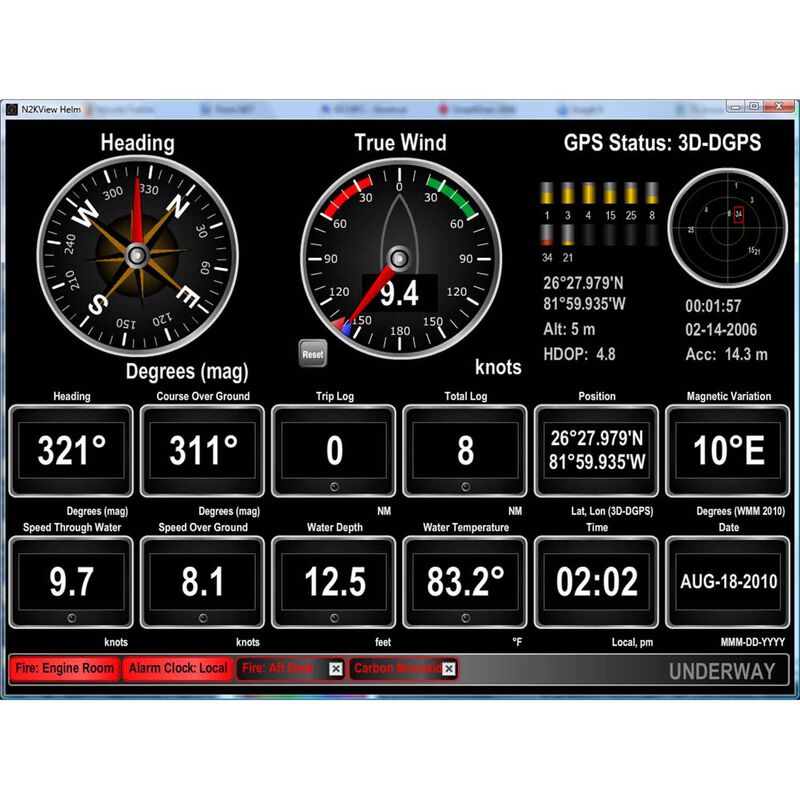 MARETRON N2KView® Vessel Monitoring and Control Software for PC | West ...