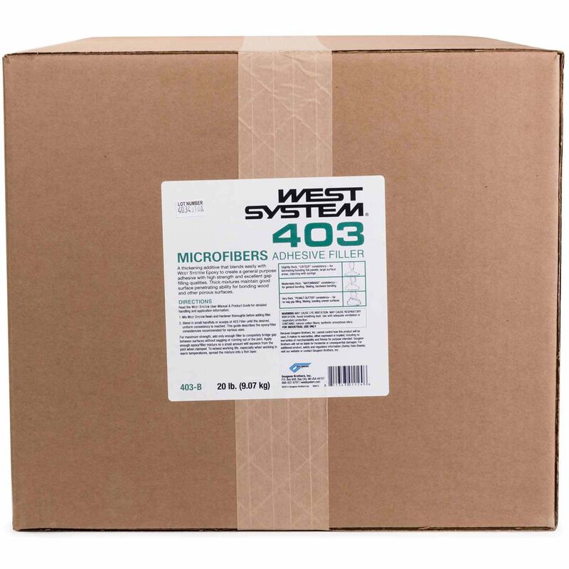 WEST SYSTEM #403 Microfibers Adhesive Filler, 20 lbs. | West Marine