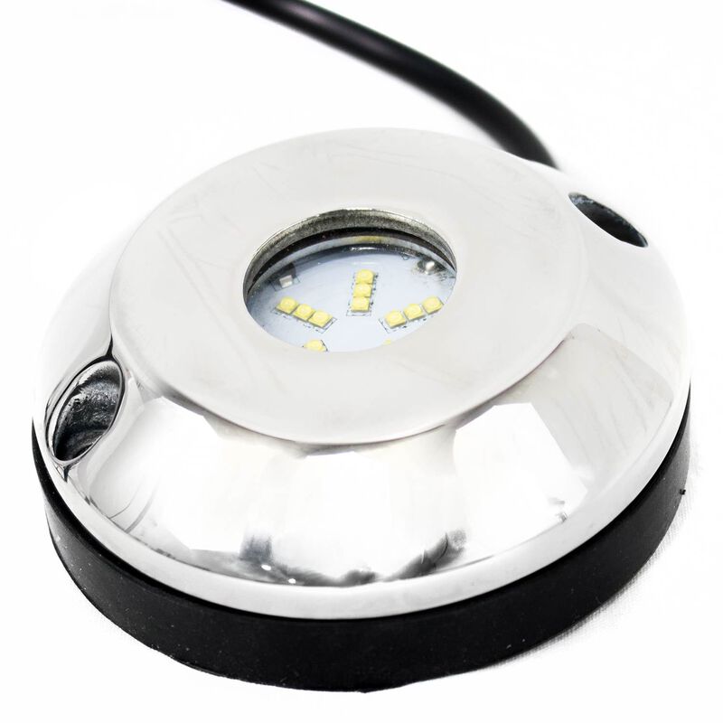 MARINE SPORT LIGHTING Single Pod Underwater LED Lighting System, Blue ...