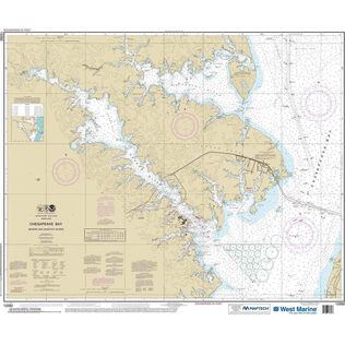 NOAA Maptech® NOAA Recreational Waterproof Chart-Chesapeake Bay Severn ...