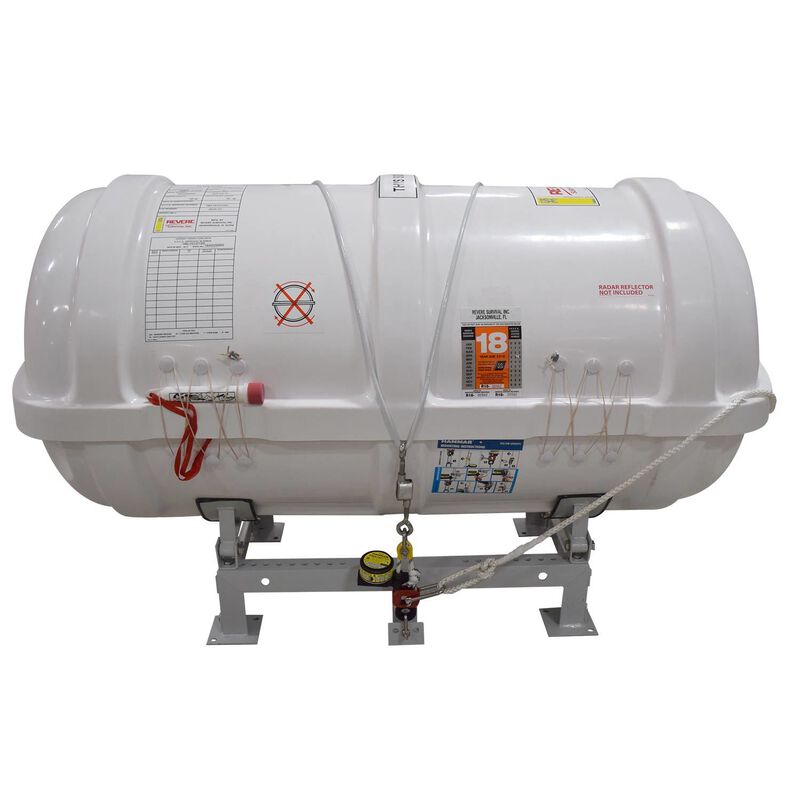 REVERE SURVIVAL USCG/SOLAS, 6-Person Life Raft, A Pack | West Marine