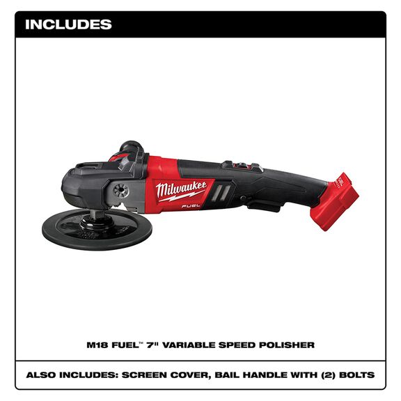Milwaukee M18 FUEL 7" Variable Speed Polisher