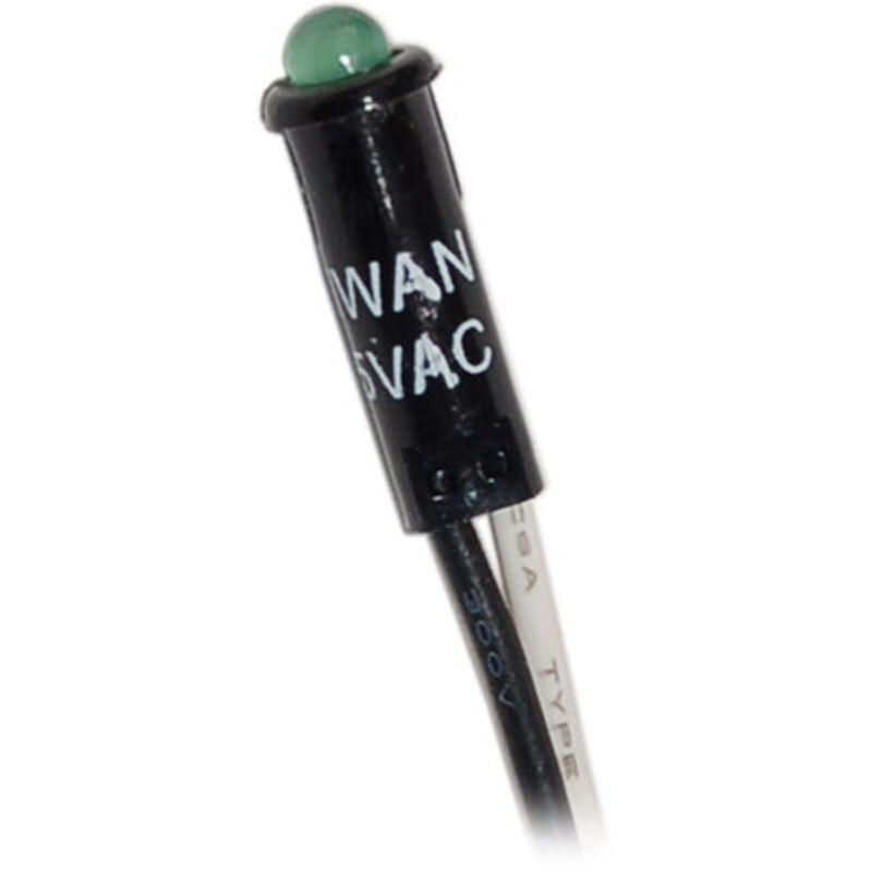 BLUE SEA SYSTEMS LED Indicator Light, Green, 120V AC | West Marine