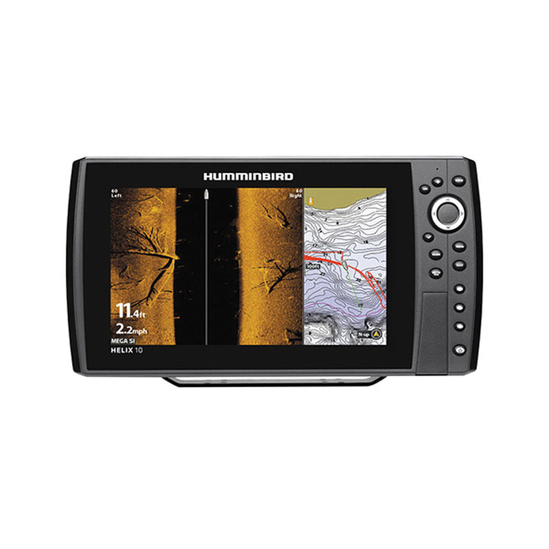 HUMMINBIRD Helix 10 CHIRP MEGA SI GPS G2N Fishfinder with CHIRP MEGA ...