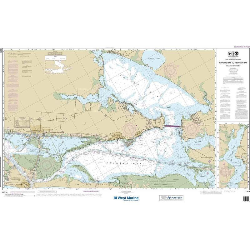 NOAA Maptech® NOAA Recreational Waterproof Chart-Intracoastal Waterway ...