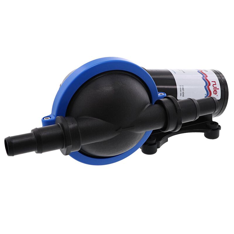RULE INDUSTRIES Self-Priming Dry Bilge Pump with On/Off Switch, 12V ...