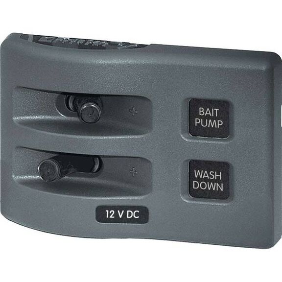 Blue Sea WeatherDeck Waterproof Switch Panel | 2 Position