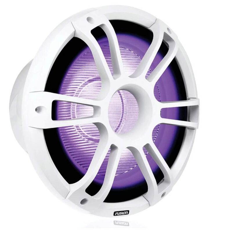 FUSION SG-SL122SPW Signature Series 3 12" Sport White Marine Subwoofer ...