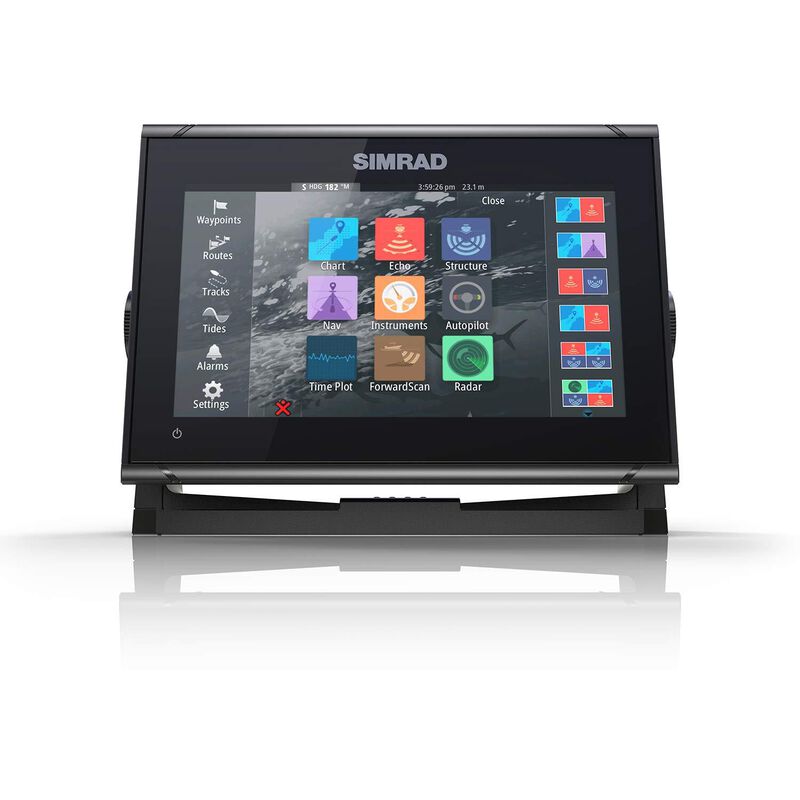 SIMRAD GO9 XSE Fishfinder/Chartplotter Combo with C-MAP Discover Charts ...