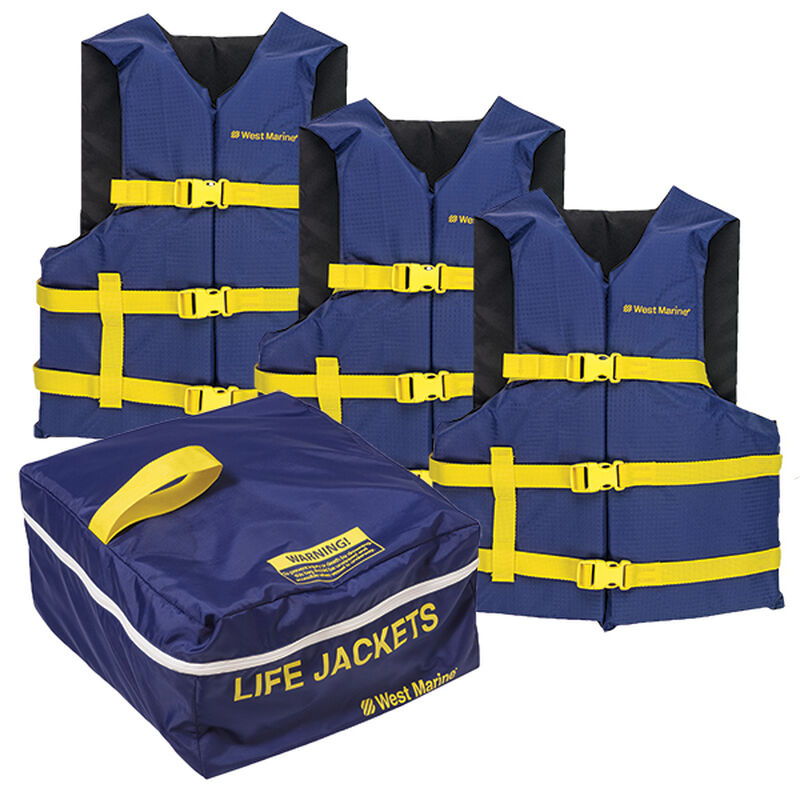 WEST MARINE Runabout Life Jacket 3-Pack | West Marine