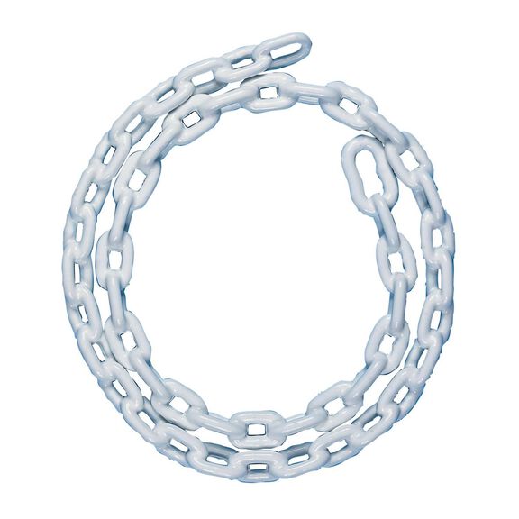 ACCO Precut Vinyl-Coated Chain, 3/16" x 4'
