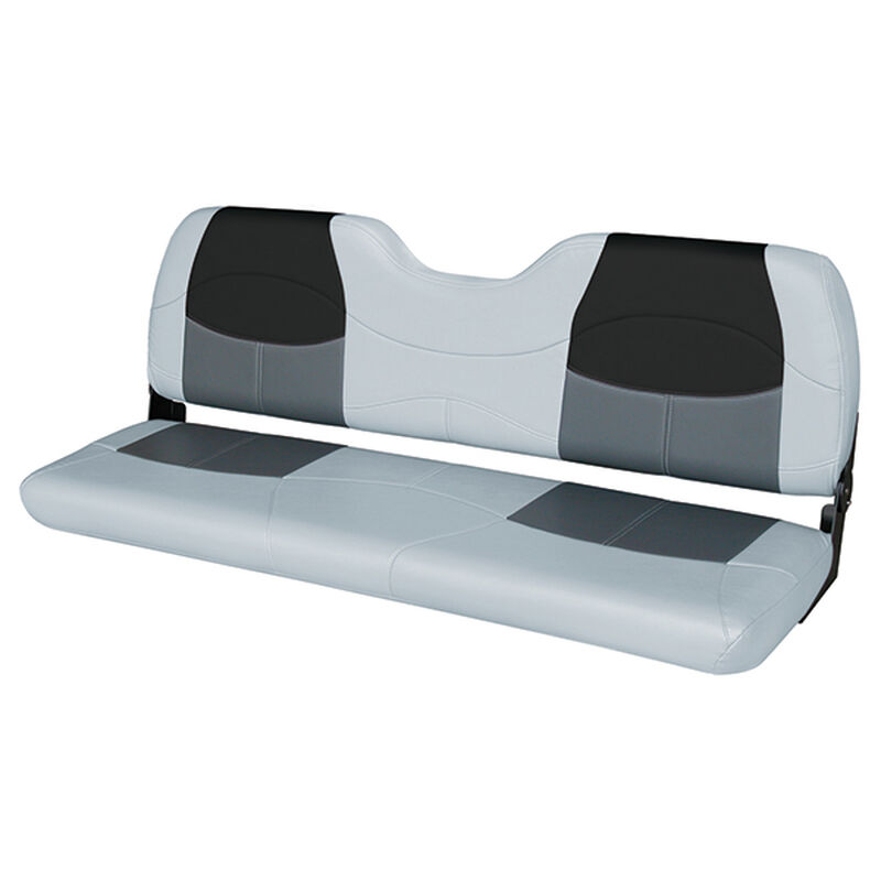 WISE SEATING 58" Bench Seat, Gray/Charcoal/Black | West Marine