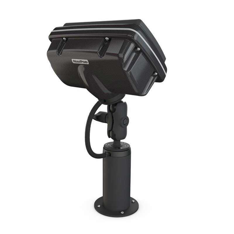 PedestalPod with RAM Mount Pre-Cut for Humminbird HELIX 10 and HELIX 9 ...
