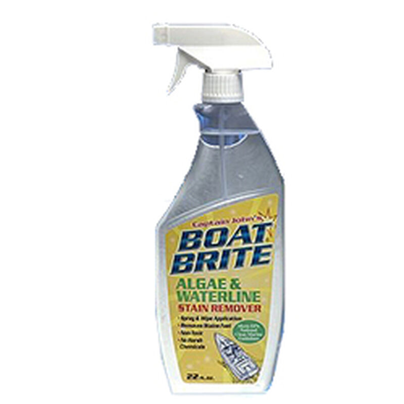 CAPTAIN JOHN'S BOAT BRITE Algae and Waterline Stain Remover, 32oz ...
