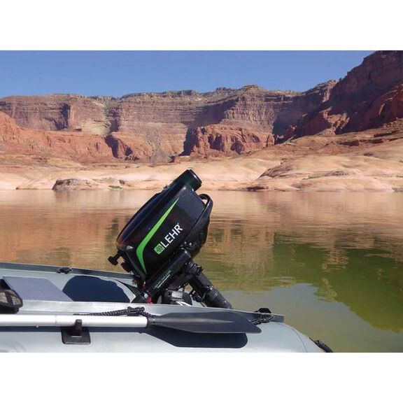 LEHR 5hp Propane Powered Outboard, Short Shaft