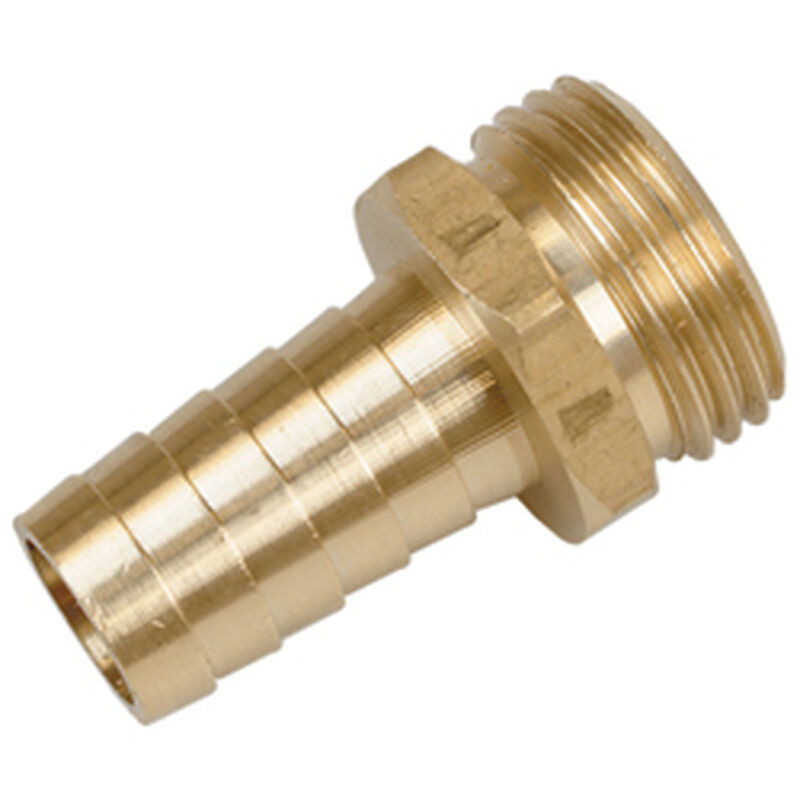 SEAFIT Brass 3/4" Female Garden Hose Thread to 3/4" Hose Barb Adapter ...