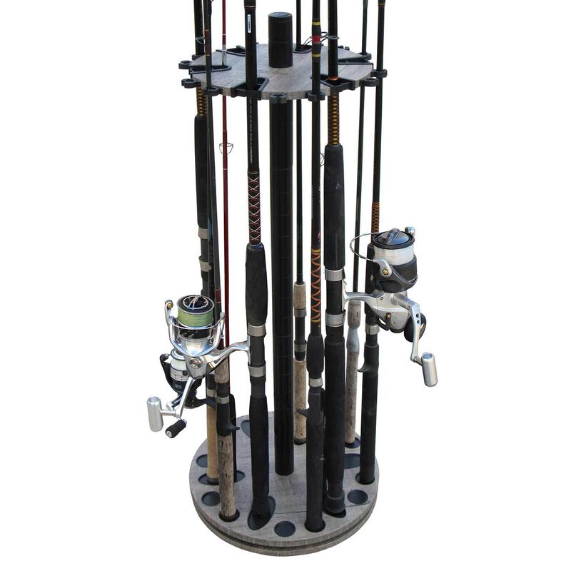 RUSH CREEK CREATIONS Driftwood 24 Spinning Rod Rack | West Marine