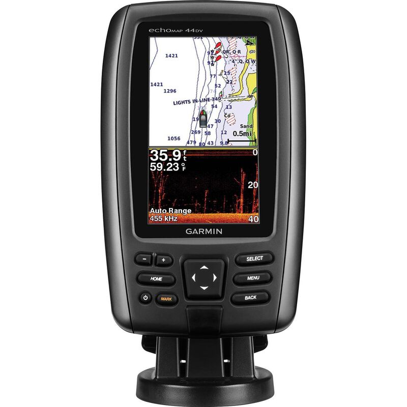 GARMIN echoMAP™ 45dv DownVü Chartplotter/Sonar with US g2 Coastal ...