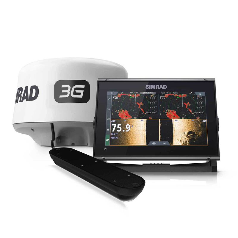 SIMRAD GO9 XSE Fishfinder/Chartplotter Combo with Active Imaging™ 3-IN ...