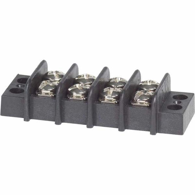 BLUE SEA SYSTEMS 4-Circuit Terminal Block, 20A AC/DC 300V | West Marine