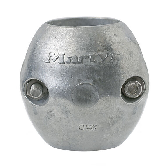 MARTYR Streamlined Aluminum Prop Nut Shaft Anode, 4.33" ID, 7.09" OD, 6 ...
