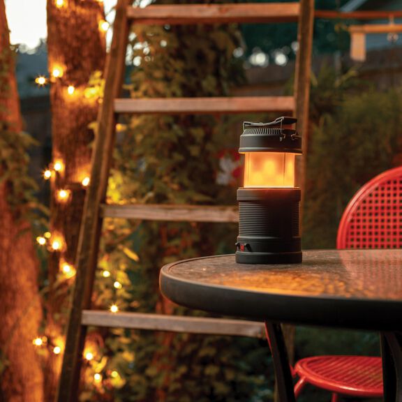 NEBO Flame Pop-Up Lantern 300 lumen Lantern & 120 Lumen Spot Light