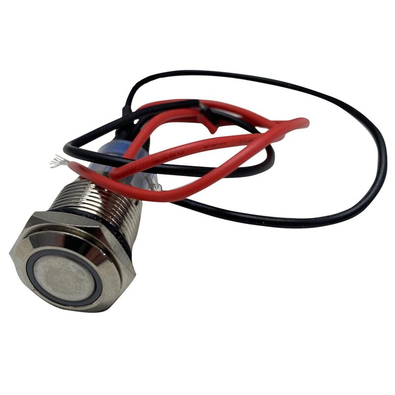 MARINE SPORT LIGHTING 16mm LED Two Position Switch, Yellow | West Marine