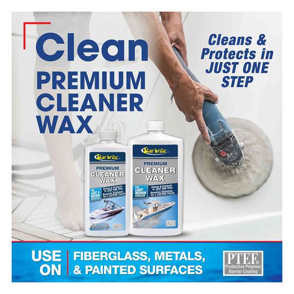 STAR BRITE One-Step Cleaner Wax, Quart