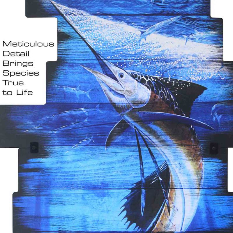 RUSH CREEK CREATIONS Guy Harvey Sailfish 8 Rod Wall Rack | West Marine