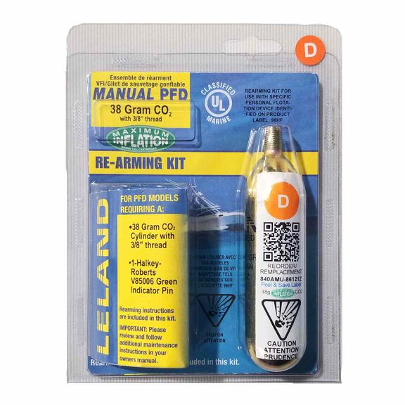 LELAND 38 Gram Inflatable PFD Rearming Kit, Manual
