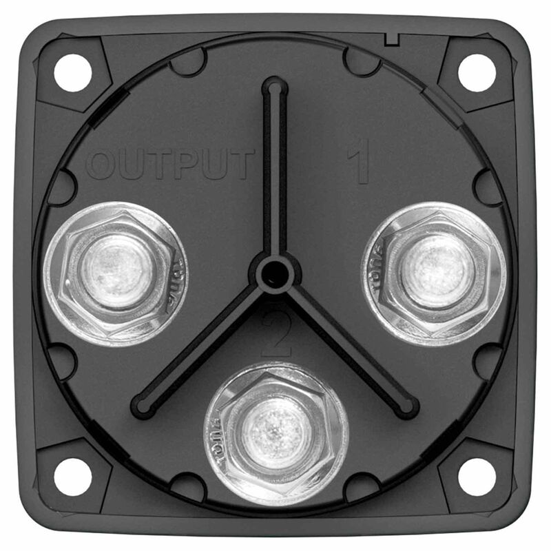 m-Series (Mini) 3 Position Battery Switch, Black