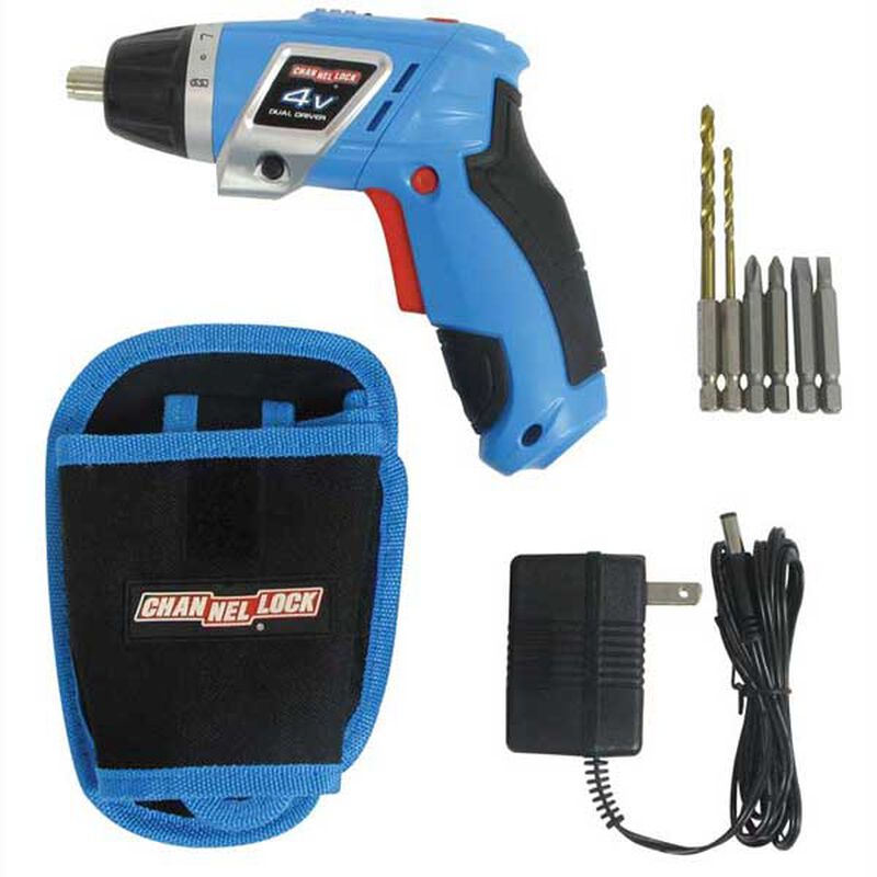 CHANNELLOCK 4-Volt Dual Driver Cordless Drill | West Marine