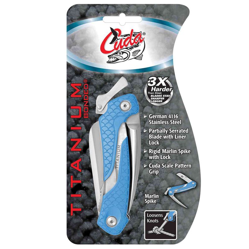 CUDA Titanium Marlin Spike Folding Knife | West Marine