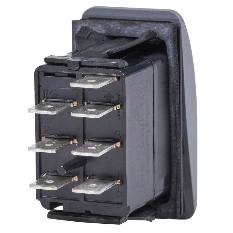 BLUE SEA SYSTEMS Contura II Switch DPDT, Black - On-On | West Marine