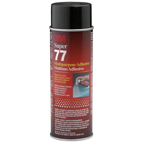 3M Super 77 Spray Adhesive Multipurpose, 16.75oz Can