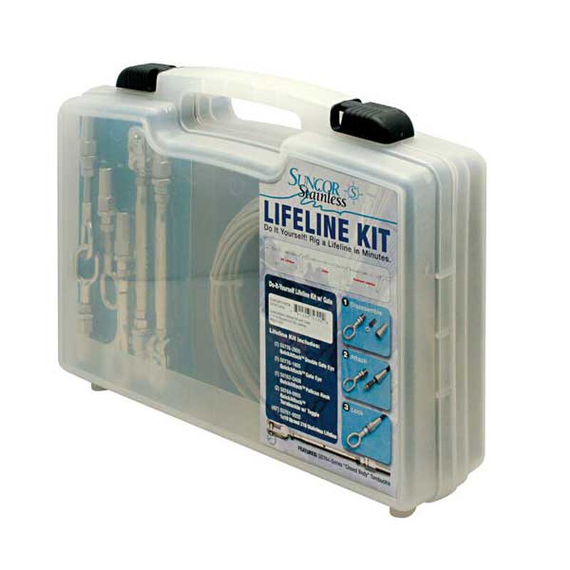 SUNCOR Stainless Do-It-Yourself Lifeline Kits | West Marine