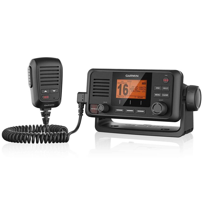 GARMIN VHF 115 Fixed-Mount Radio with Plug and Play via NMEA 2000 ...