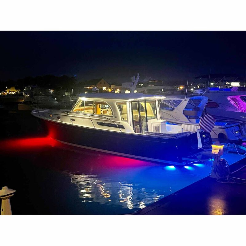 LUMISHORE Lumishore 4" LUX LED Floodlight, 1,050 Lumen, CRGBW | West Marine