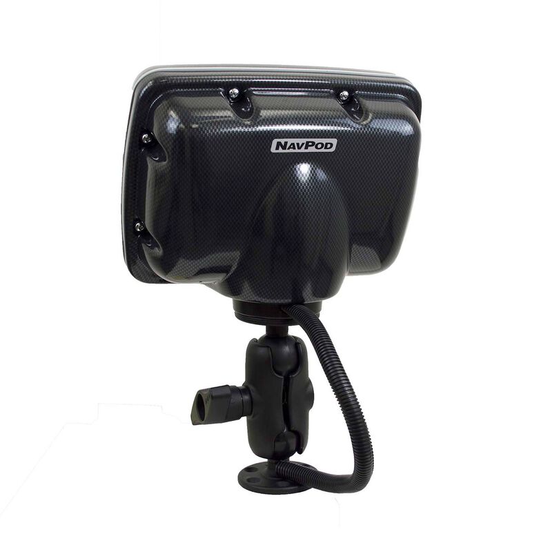 NAVPOD PowerPod with RAM Mount Pre-Cut for Raymarine AXIOM 9 (Carbon ...