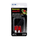 EATON ATC EasyID Fuse, 10 Amp, 2 Pack